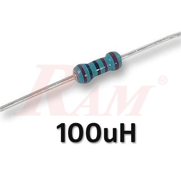 Inductor Coil 1/4W - 100uH | RAM Electronics website